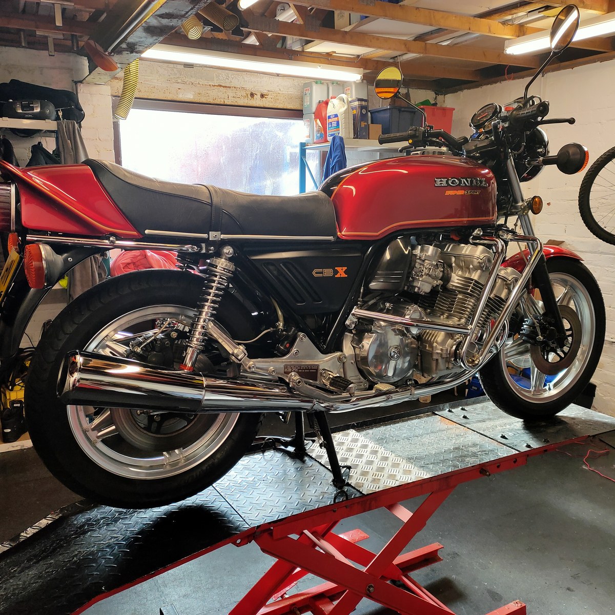 1979 Honda Cbx 1000 Red Manual 5 Speed Right Hand Drive In Chester