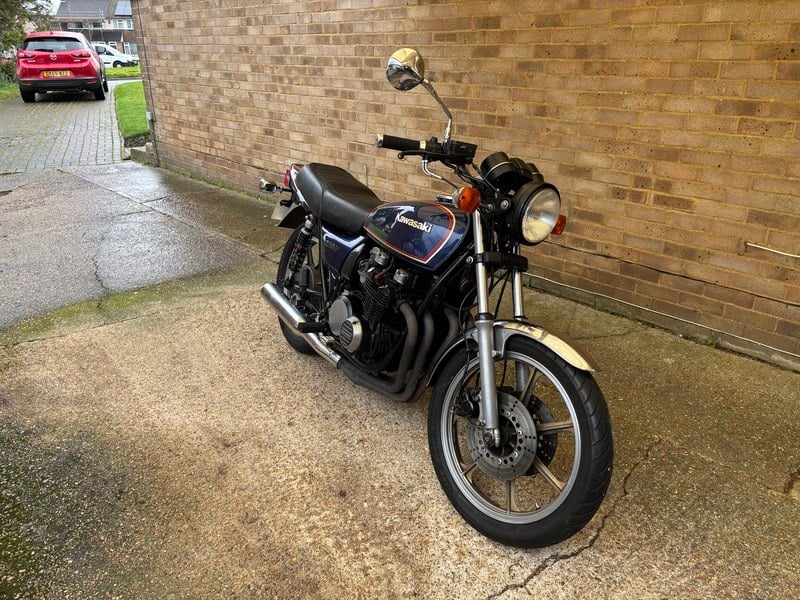1978 Kawasaki Z650 Blau Handschaltgetriebe, 5 Gänge In Vereinigtes